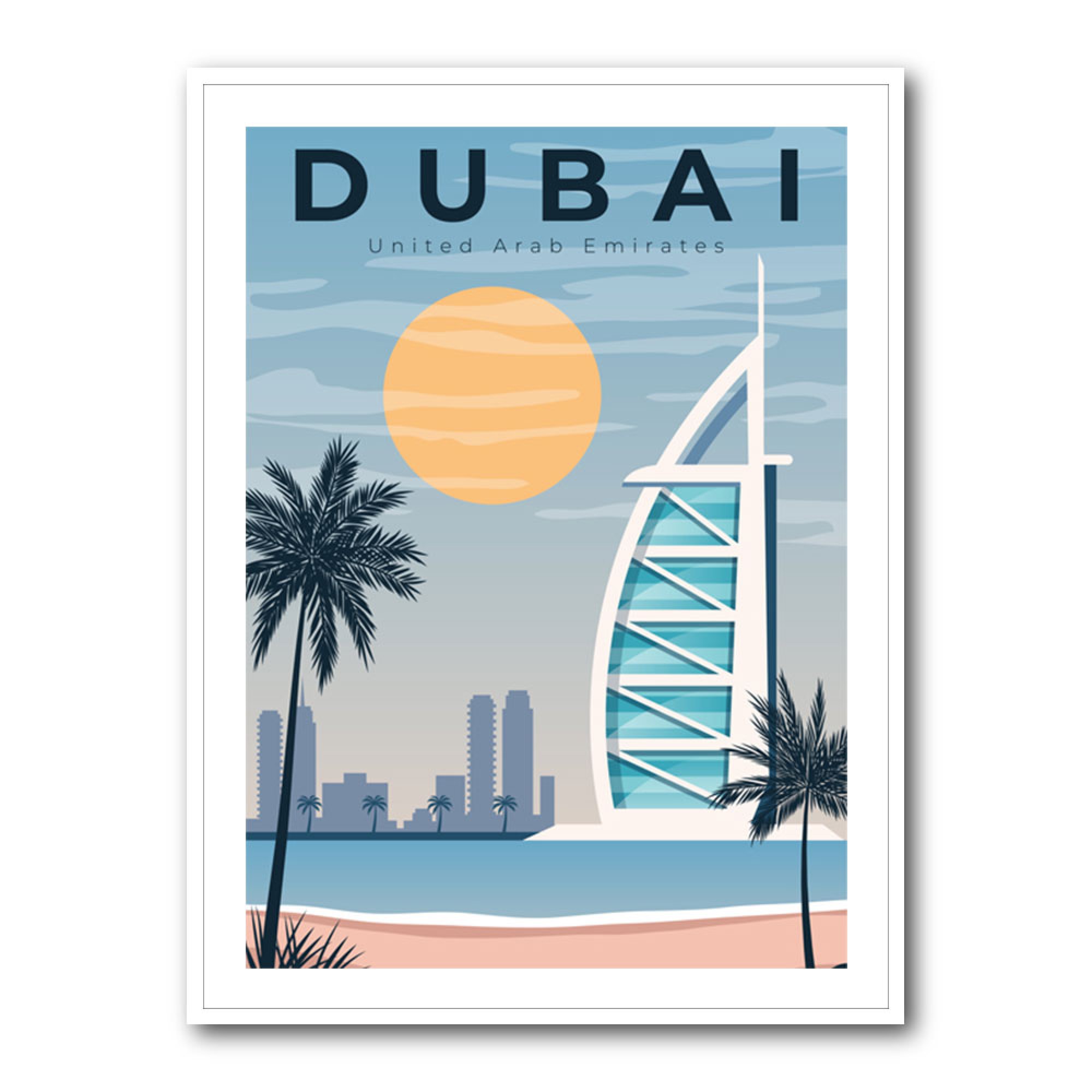 Dubai Poster Wall Art