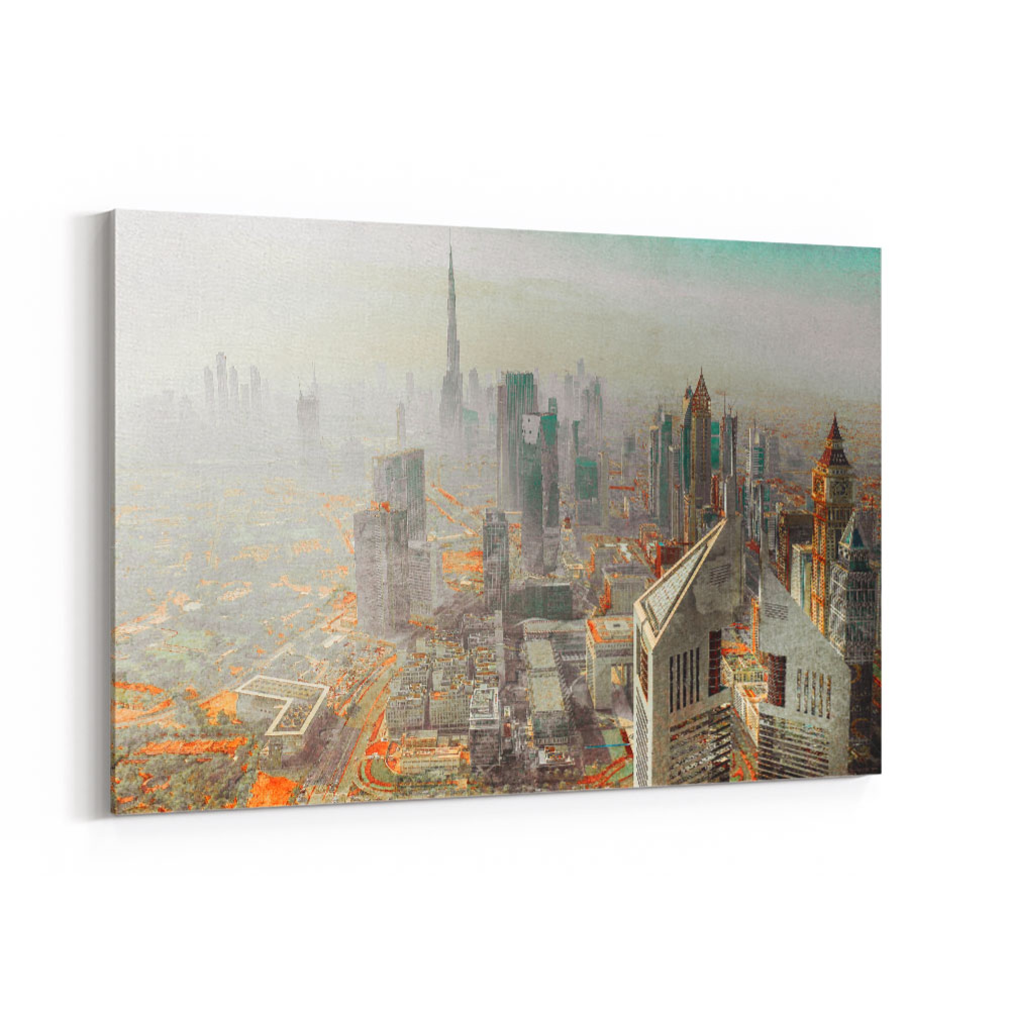 Twin Tower Dubai Wall Art