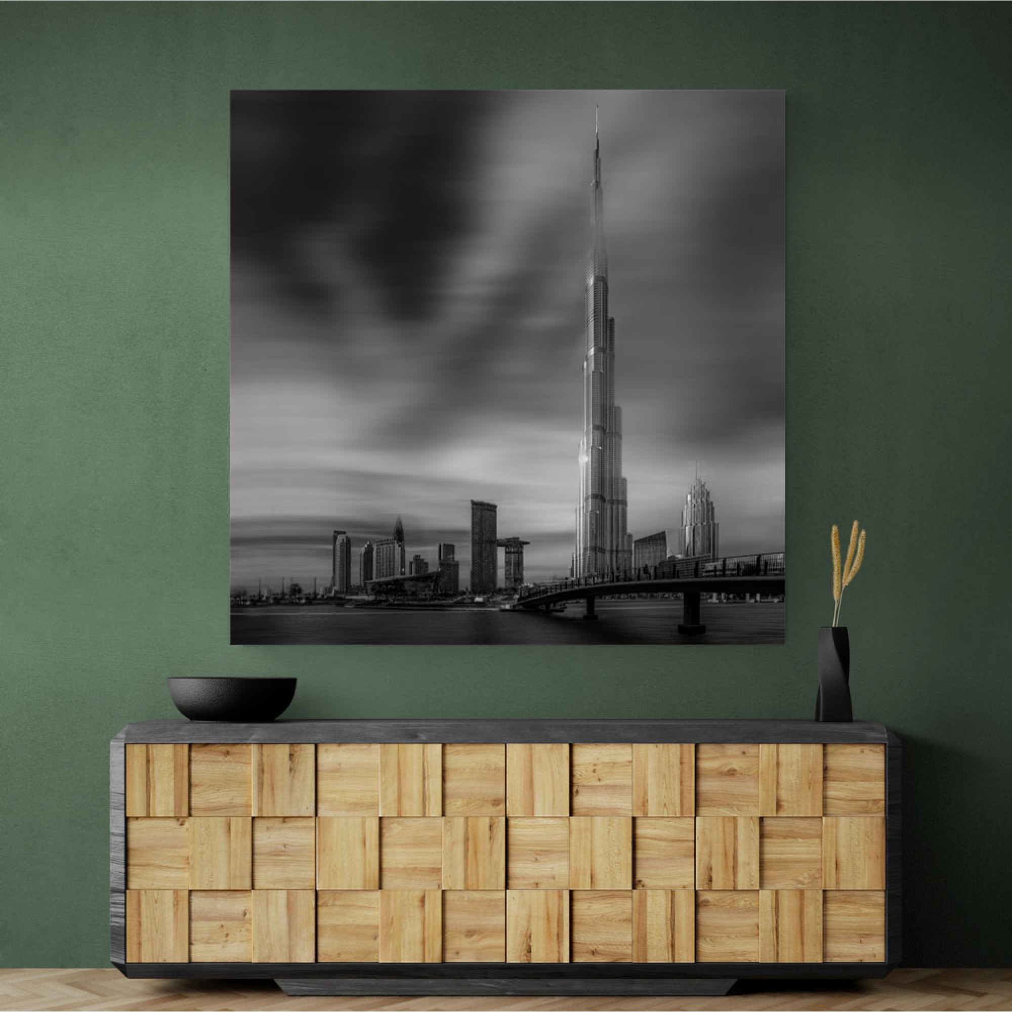 Dubai Downtown Wall Art