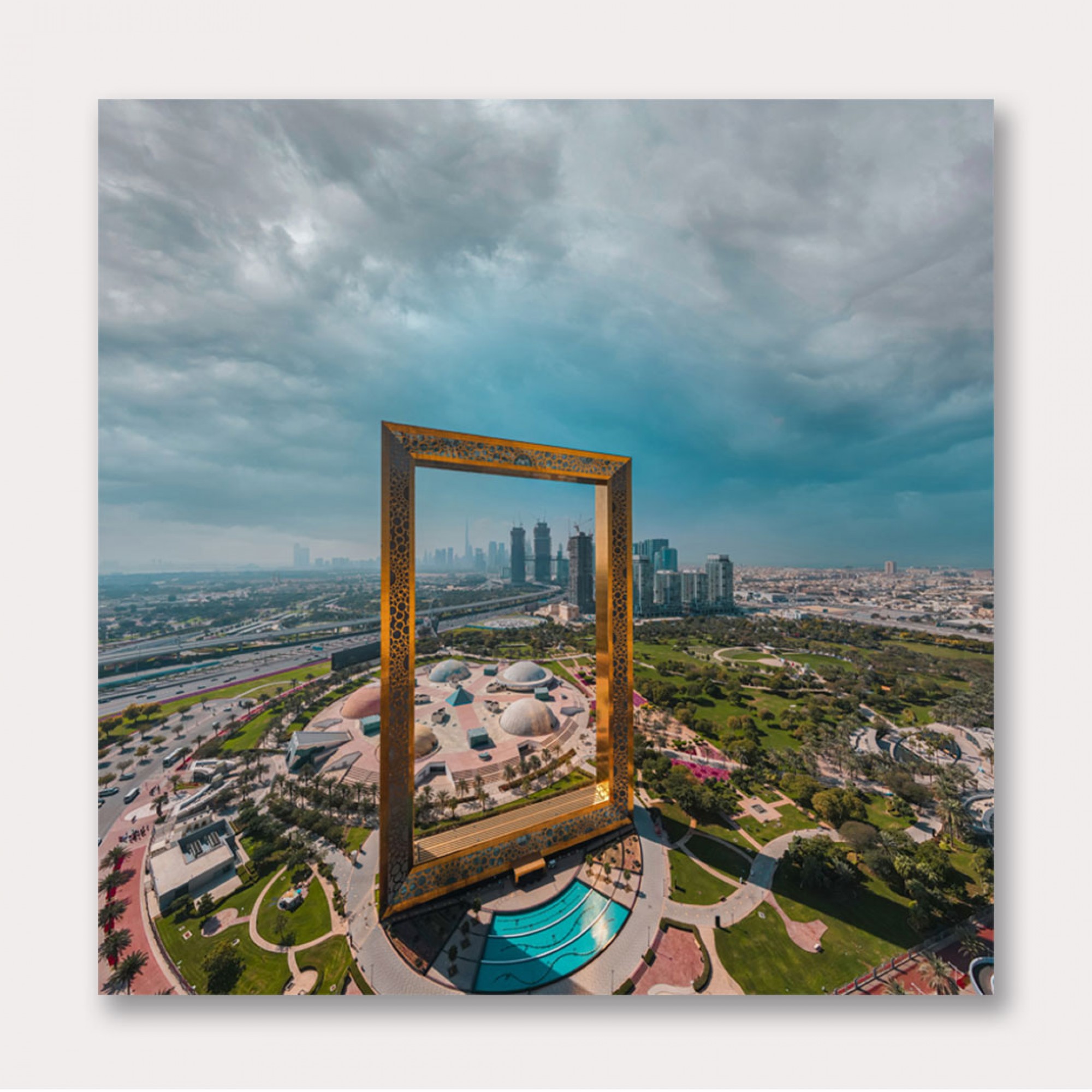 Dubai Frame Skyline Wall Art