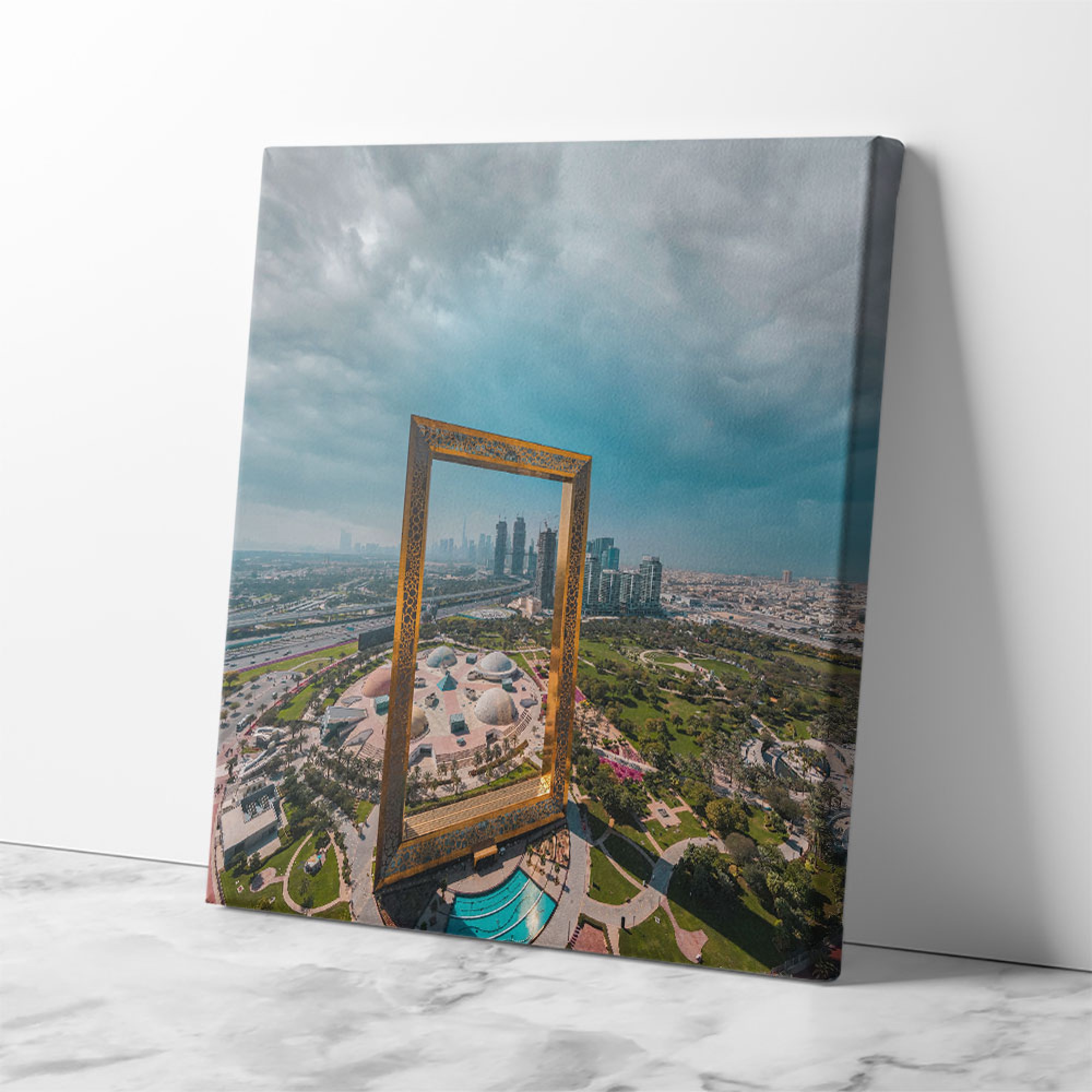 Dubai Frame Skyline Wall Art