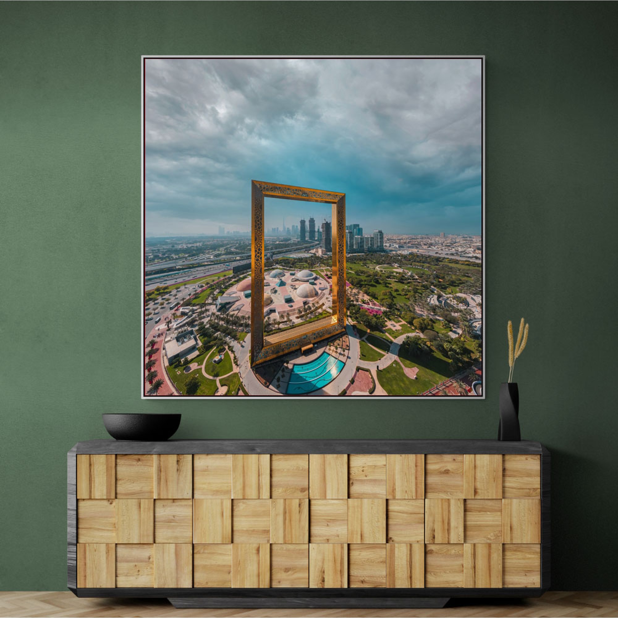 Dubai Frame Skyline Wall Art