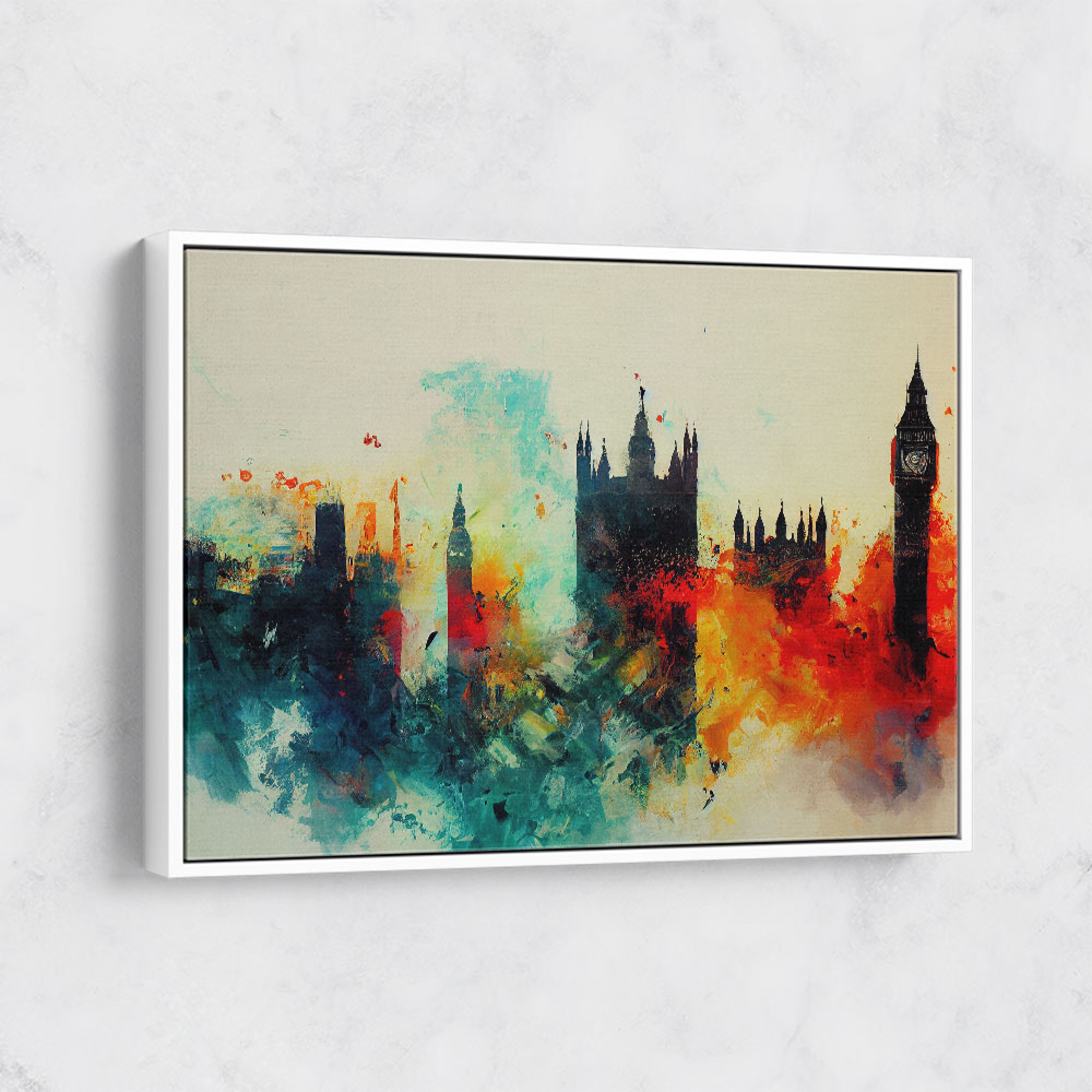 London Skyline Abstract Wall Art
