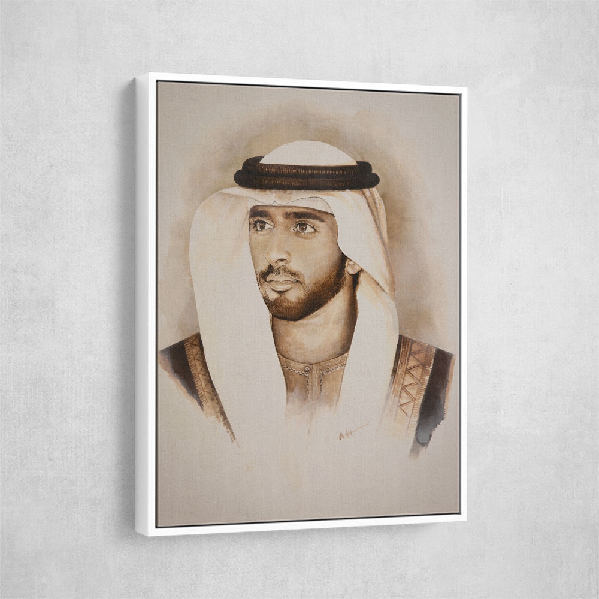 Sheikh Hamdan bin Mohammed bin Rashid Al Maktoum Portrait