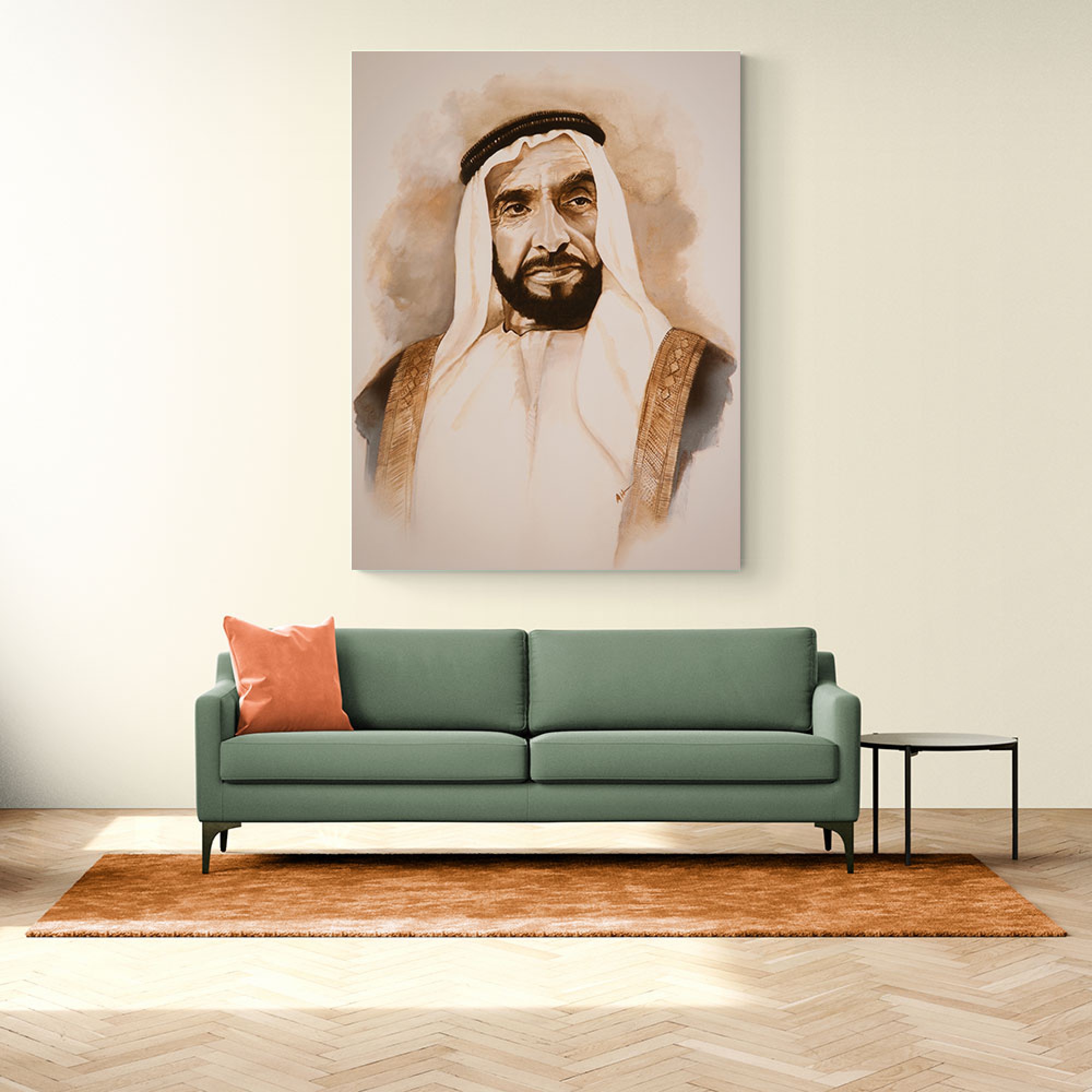 Sheikh Zayed Bin Sultan Al Nahyan Portrait
