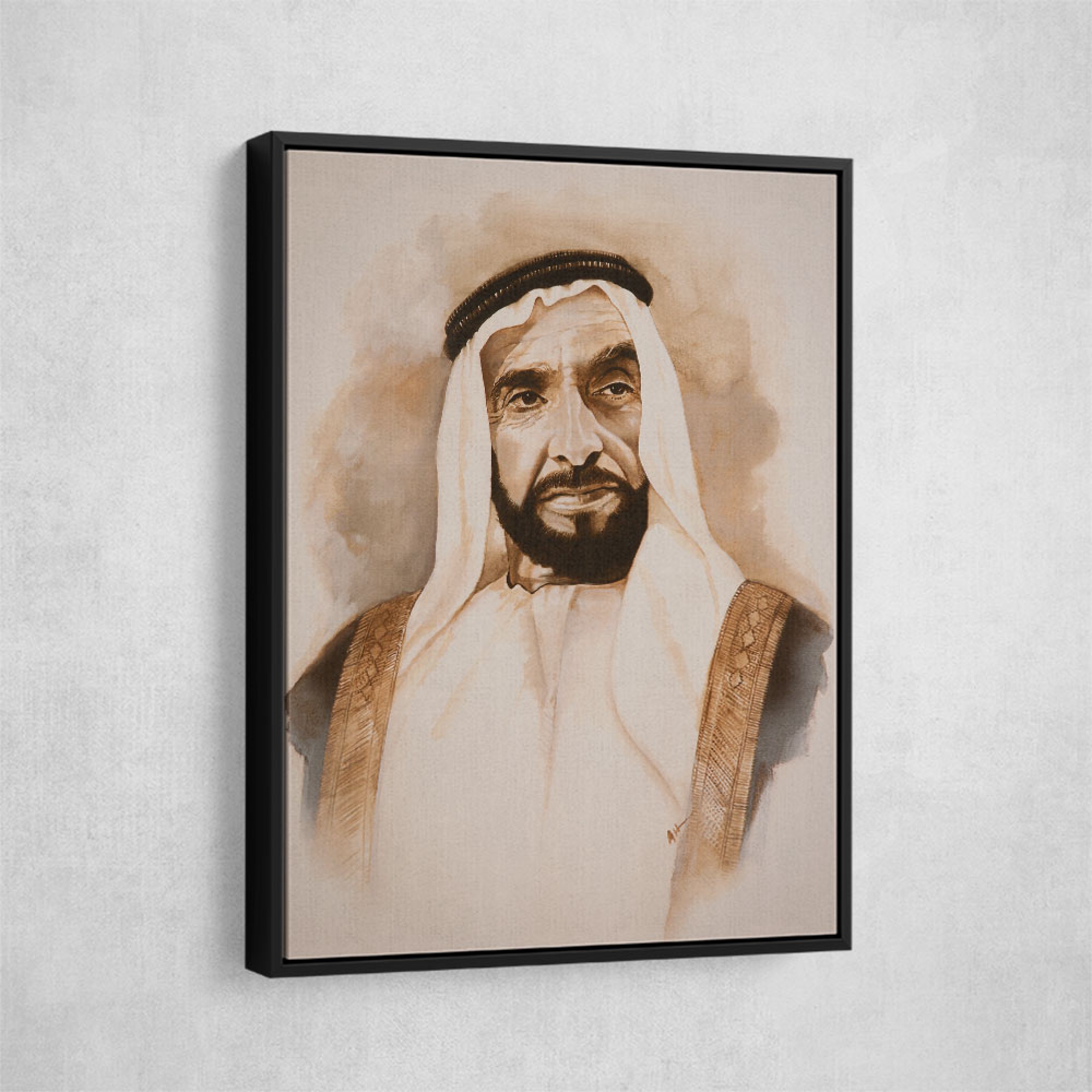 Sheikh Zayed Bin Sultan Al Nahyan Portrait