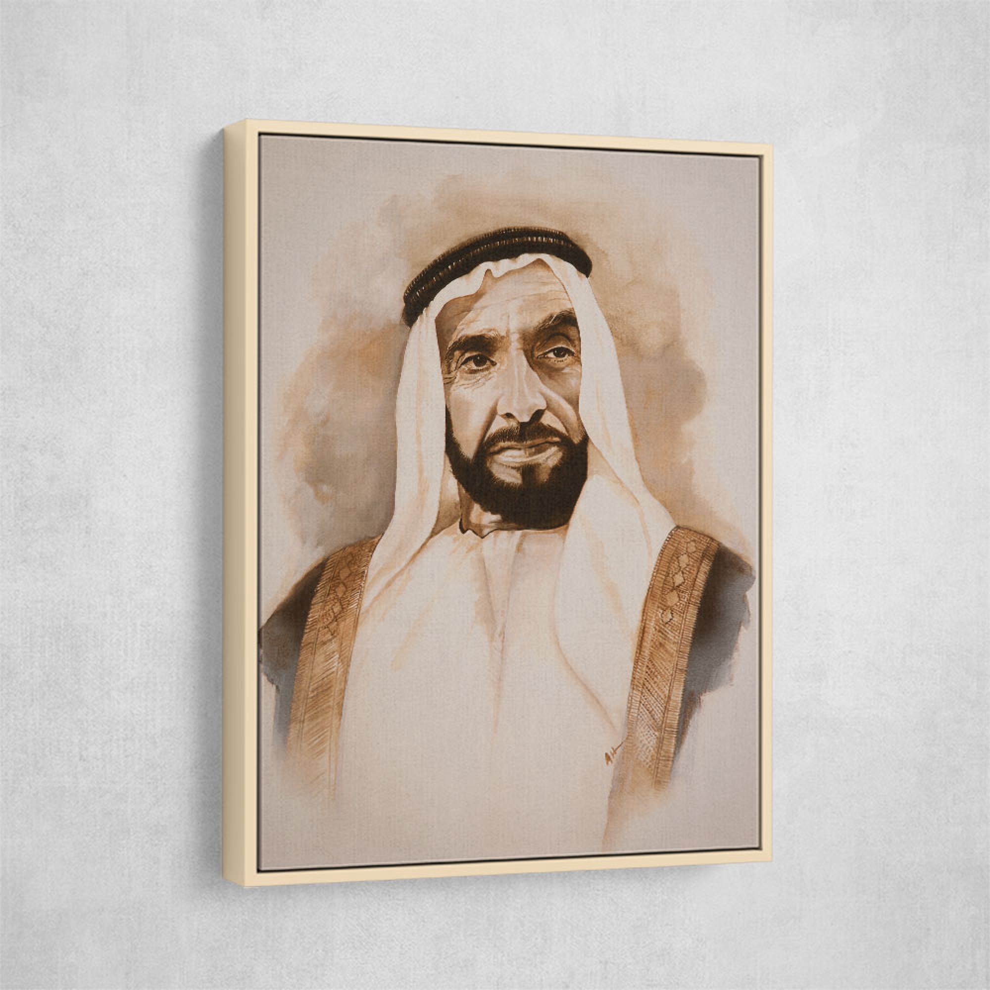 Sheikh Zayed Bin Sultan Al Nahyan Portrait