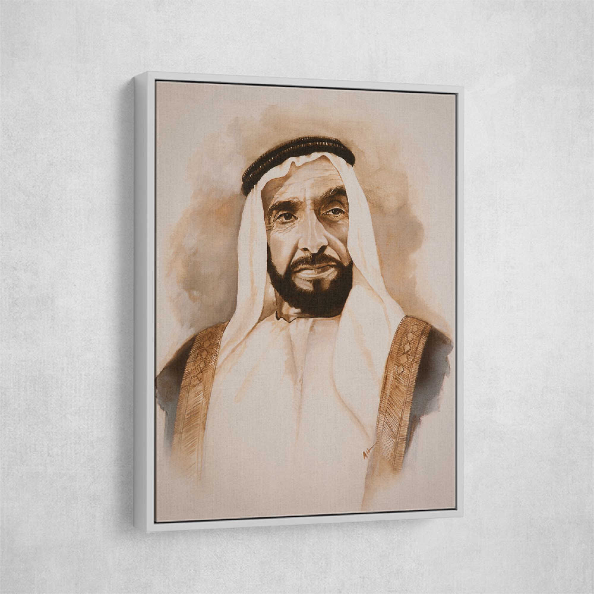Sheikh Zayed Bin Sultan Al Nahyan Portrait