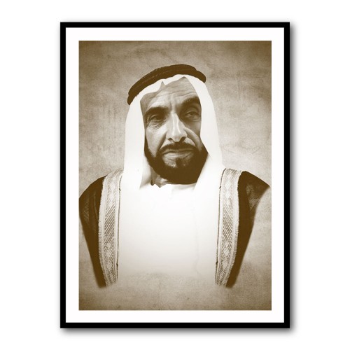 Sheikh Khalifa Bin Zayed Al Nahyan Portrait