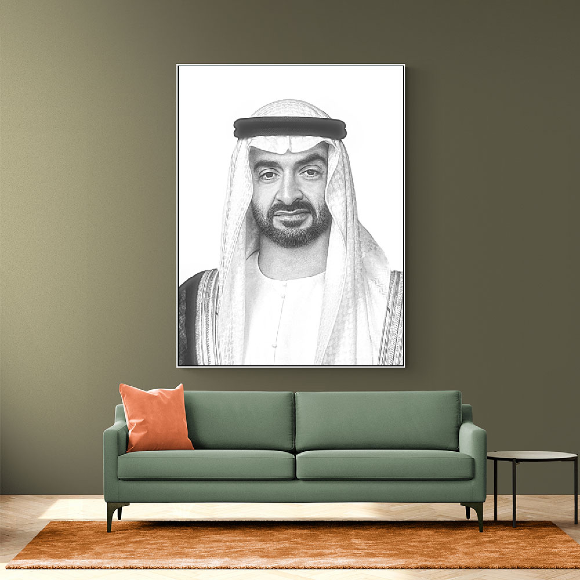 Sheikh Mohammed bin Zayed Al Nahyan Portrait