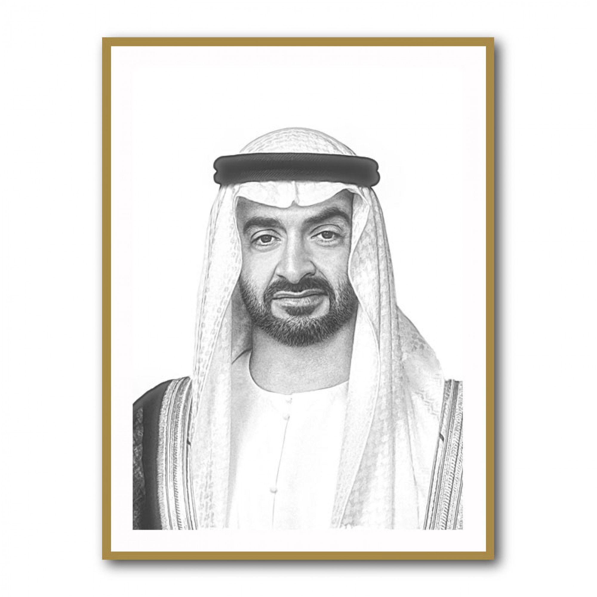 Sheikh Mohammed bin Zayed Al Nahyan Portrait
