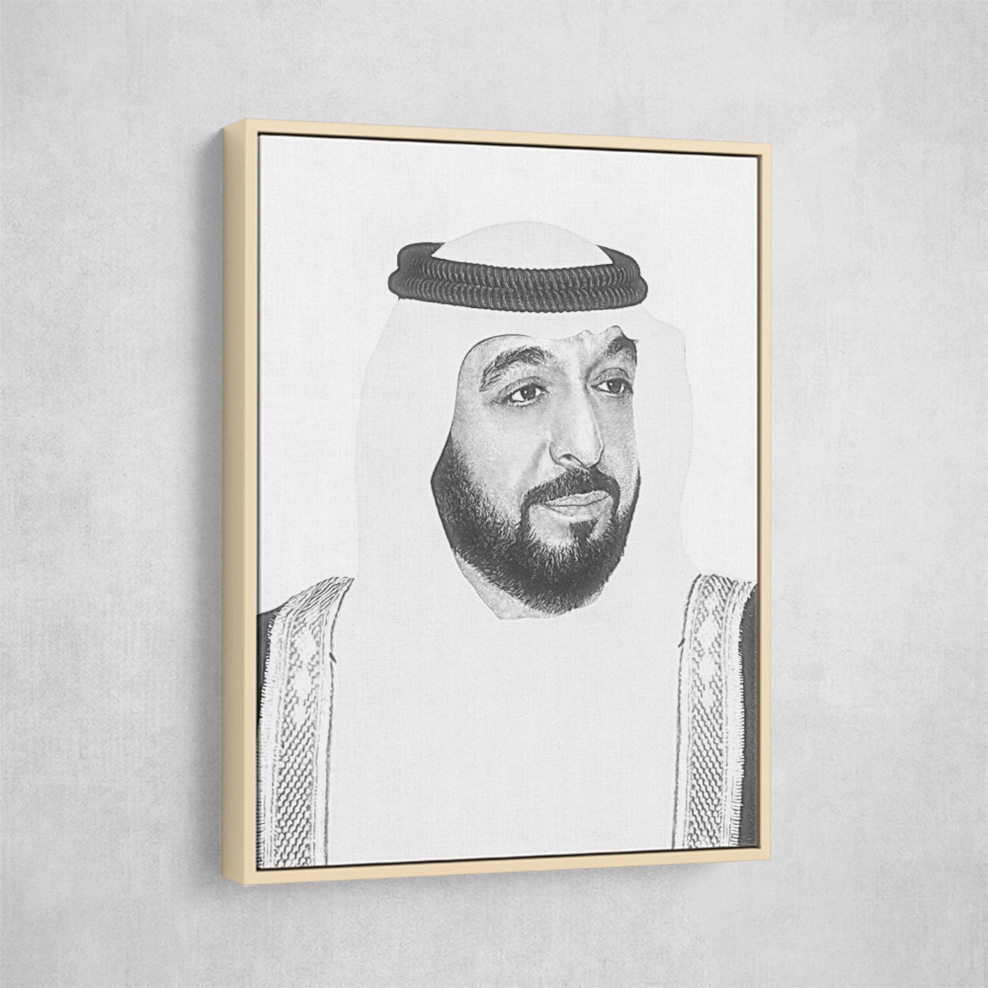 Sheikh Khalifa Bin Zayed Al Nahyan Portrait
