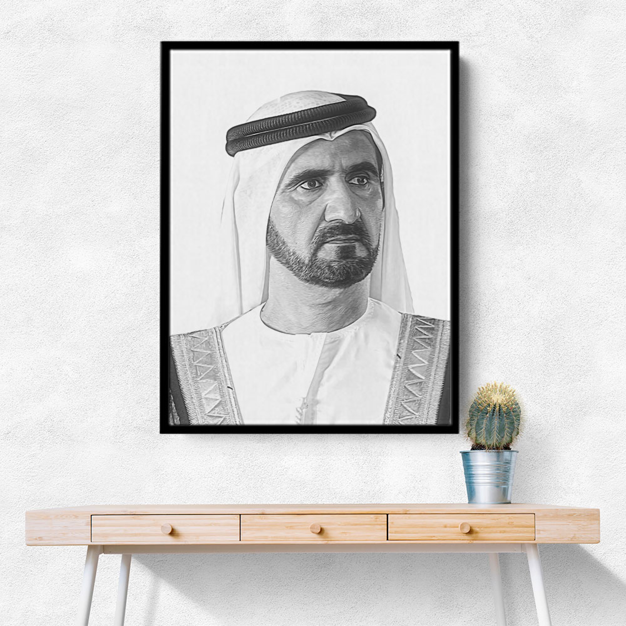 Sheikh Mohammed bin Rashid Al Maktoum Portrait