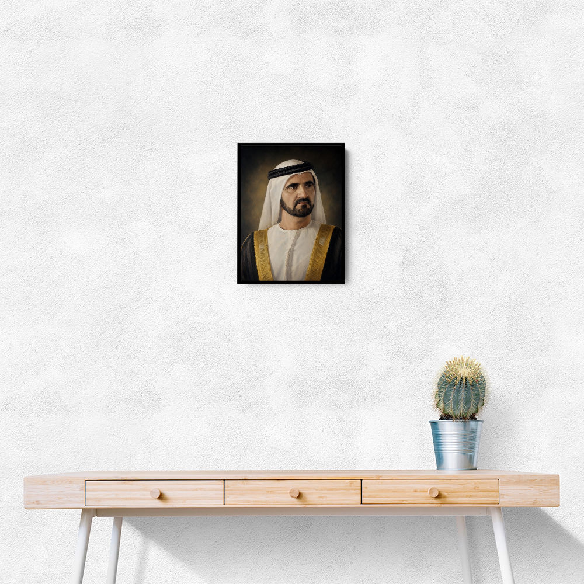 Sheikh Mohammed Royal Portrait Wall Art UAE | Dubai Ruler Prints