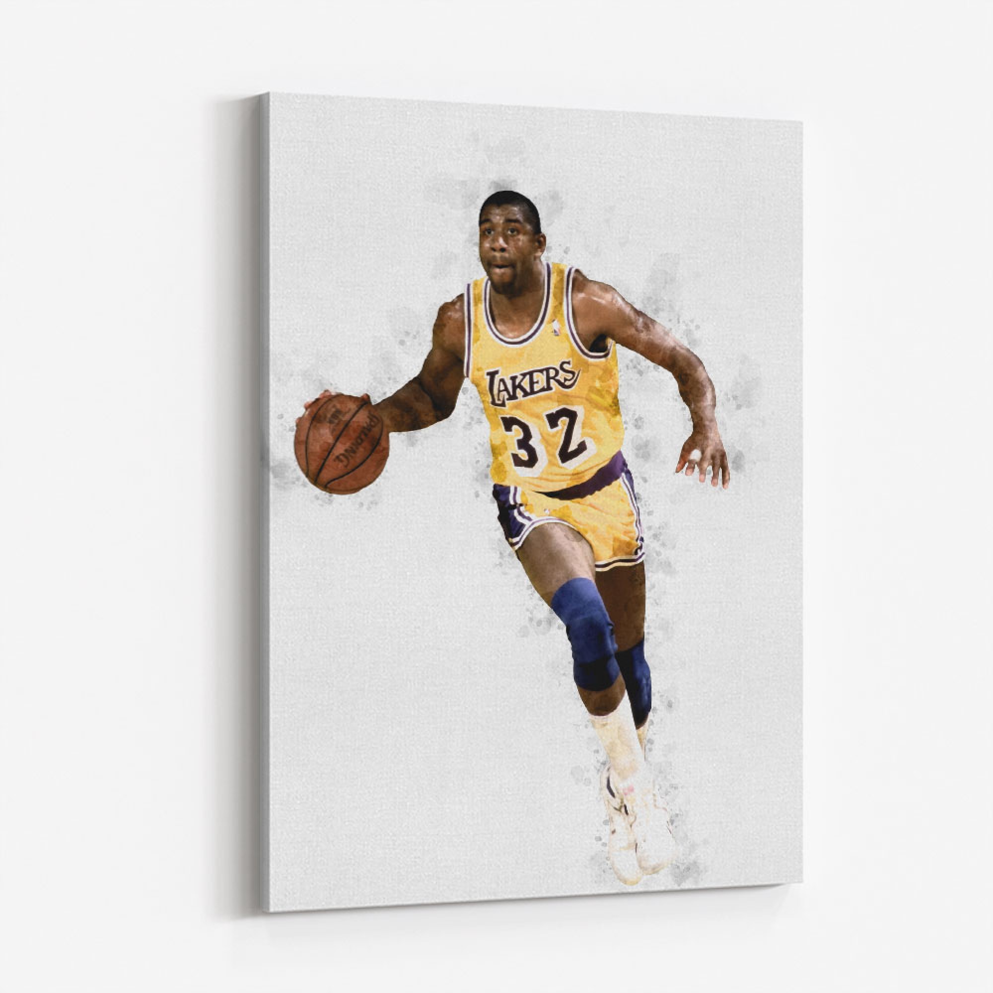 Magic Johnson Mono Wall Art