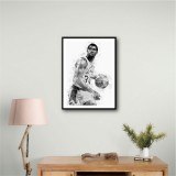 Magic Johnson Mono Abstract Wall Art