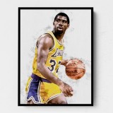 Magic Johnson Abstract Wall Art
