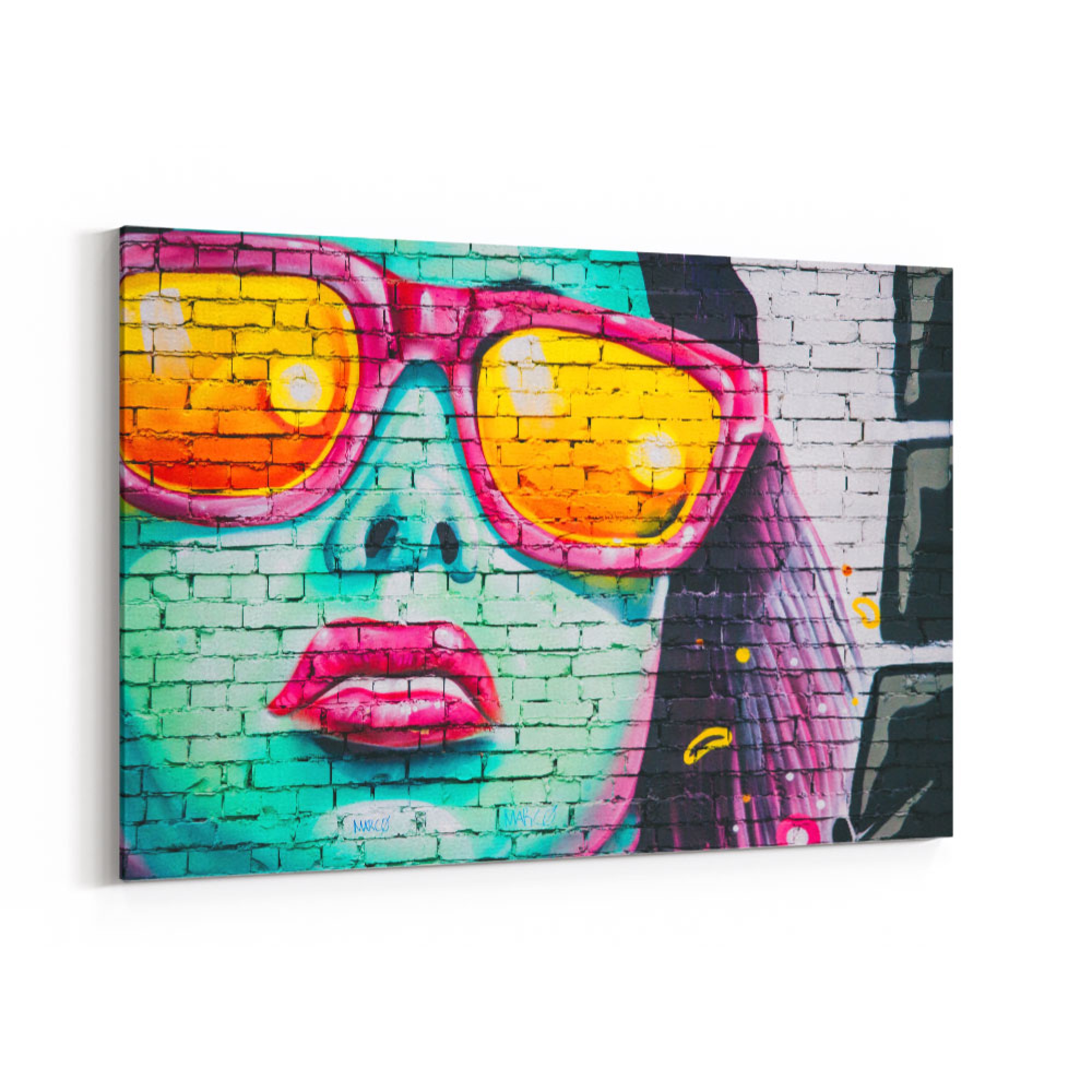 Sunglasses Graffiti Street Art Wall Art