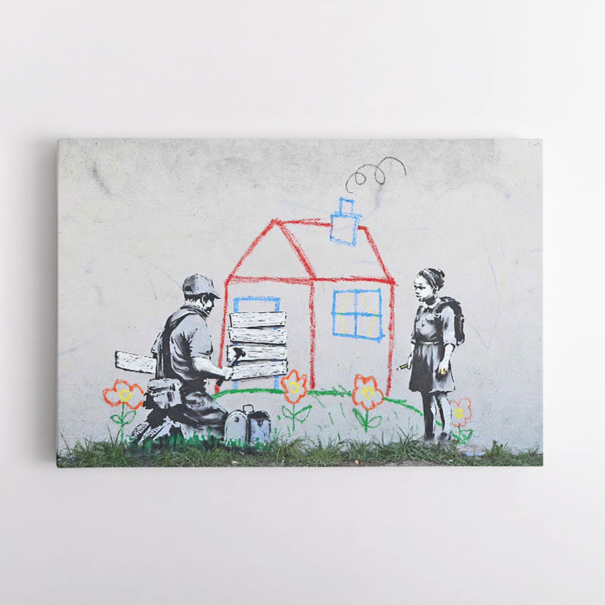 Crayon for Closure Banksy Wall Art