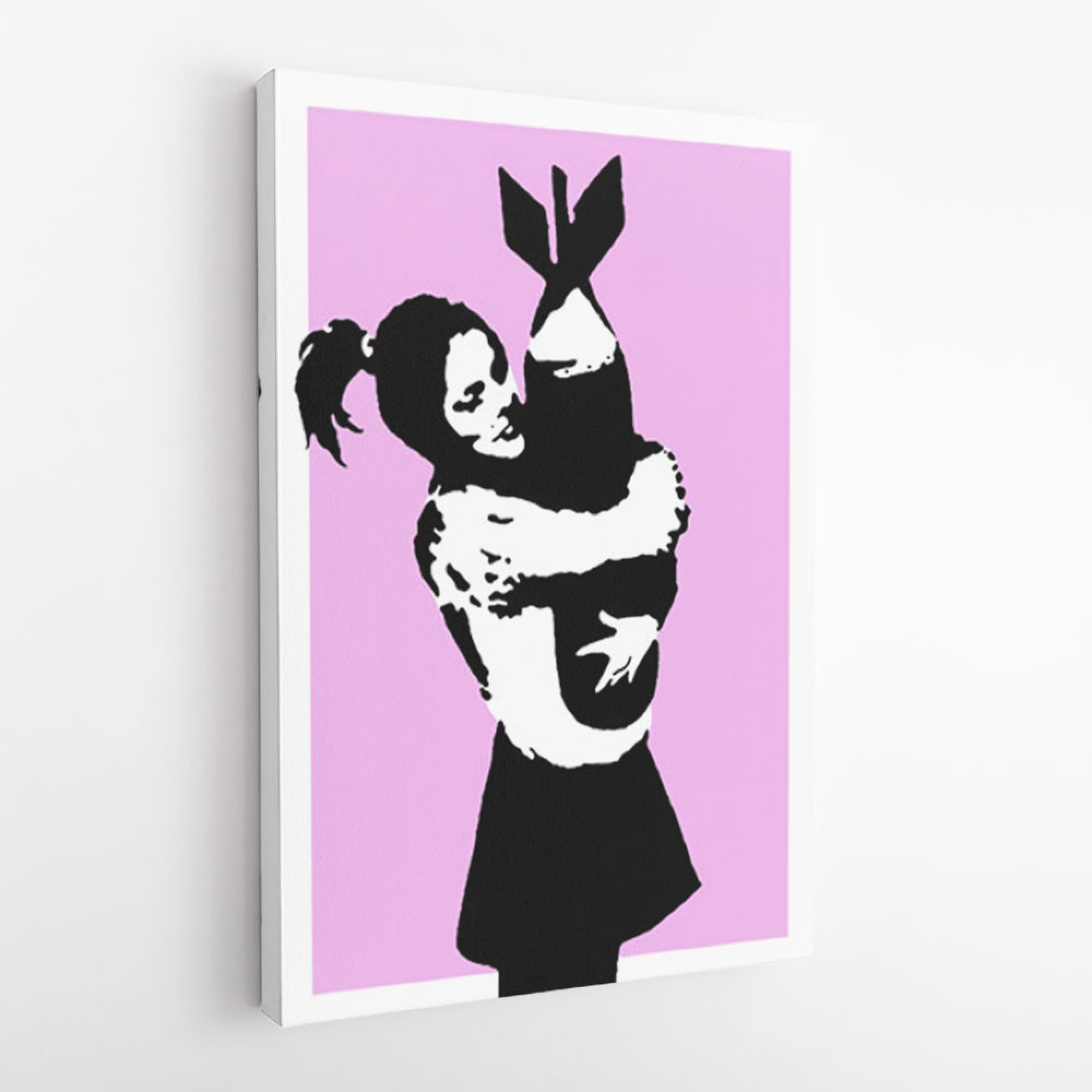 Banksy Bomb Hugger Wall Art