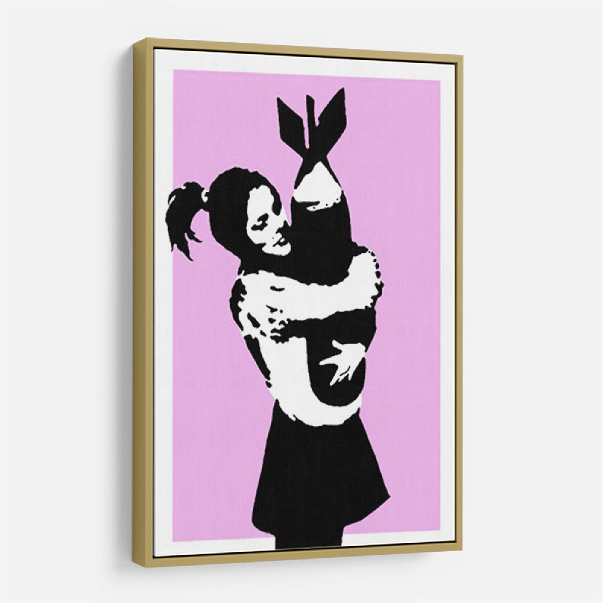 Banksy Bomb Hugger Wall Art