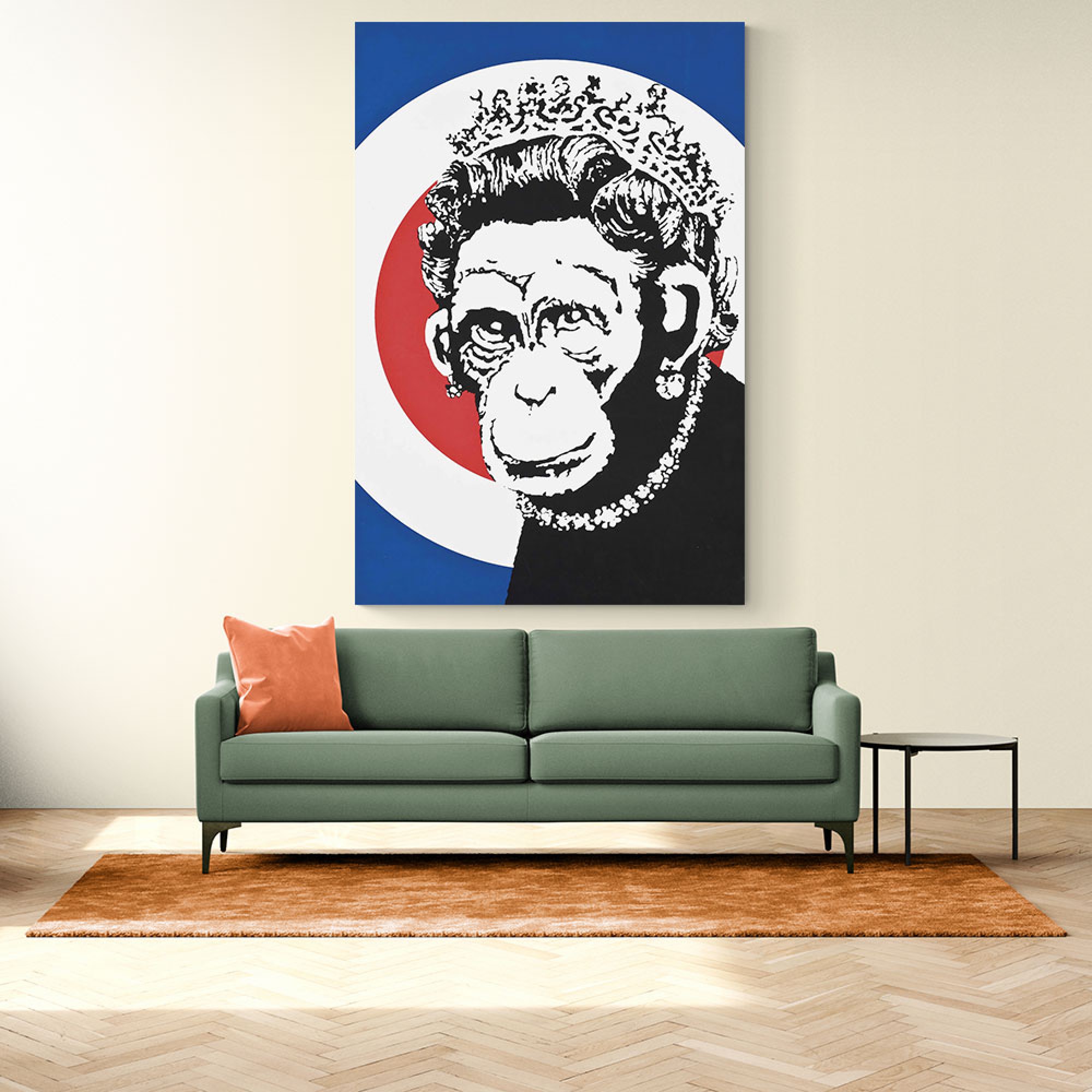 Banksy Monkey Queen Wall Art