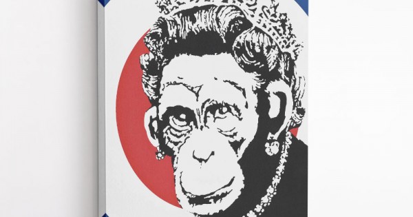Banksy Monkey Queen Wall Art