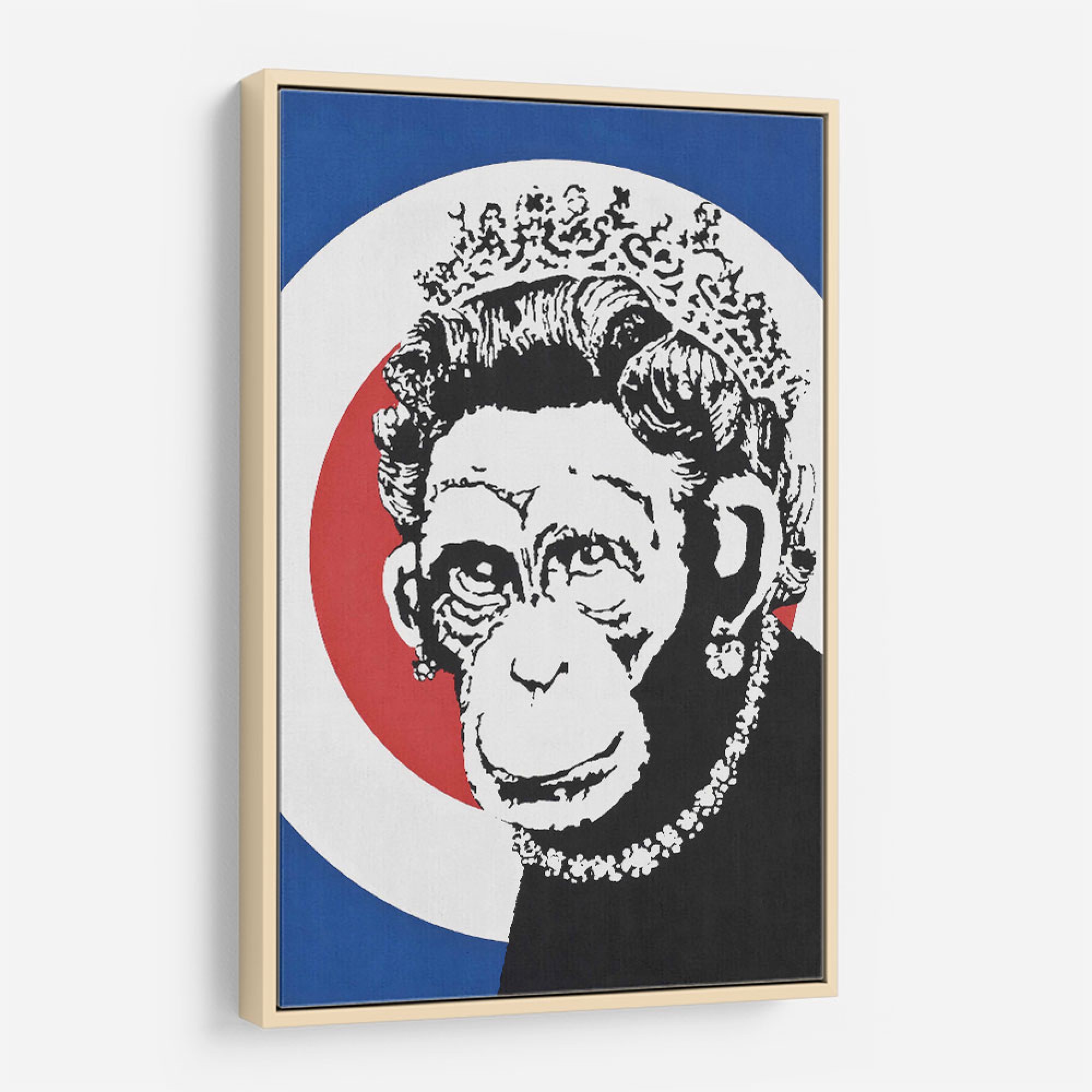 Banksy Monkey Queen Wall Art