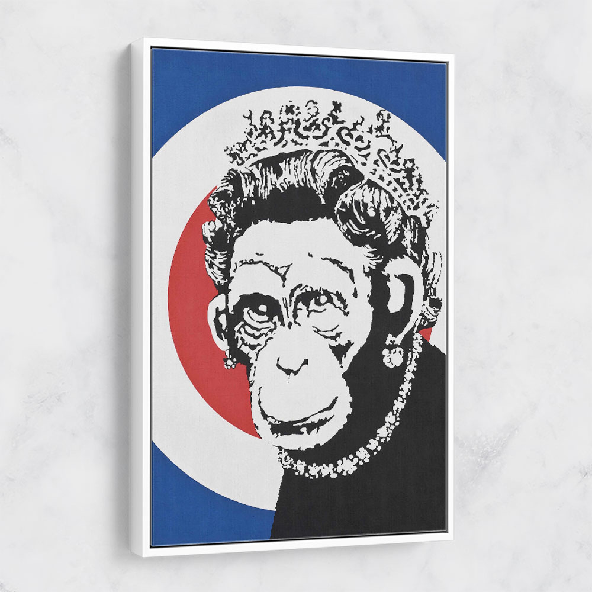 Banksy Monkey Queen Wall Art