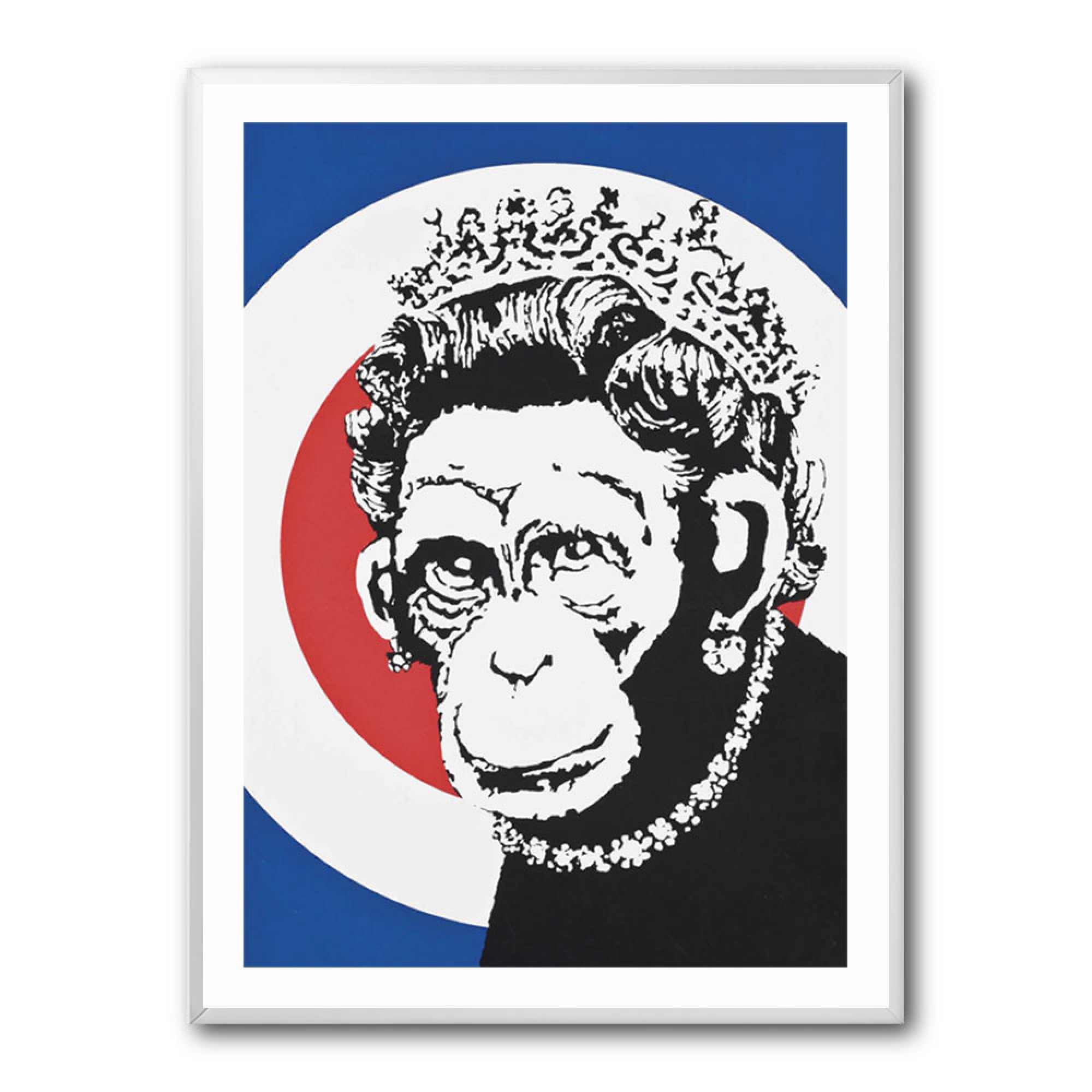 Banksy Monkey Queen Wall Art