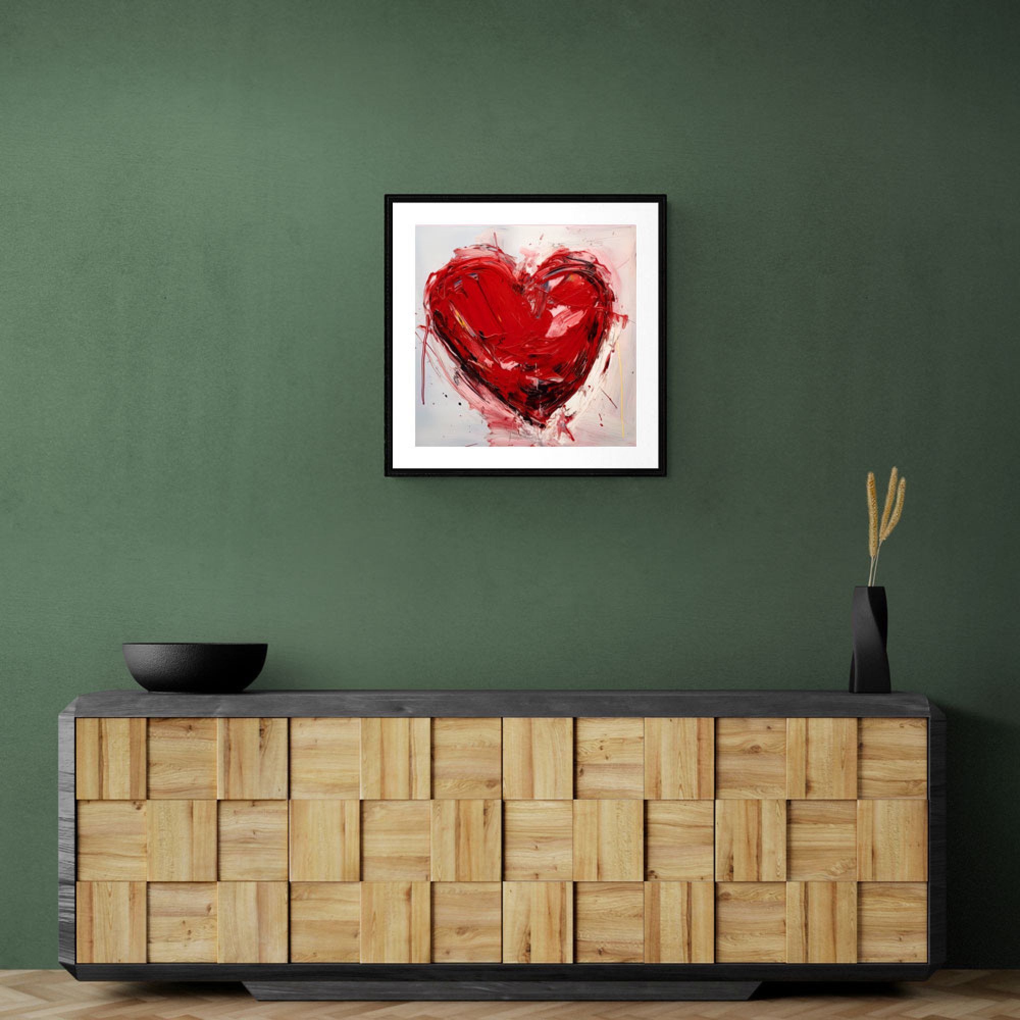 Red Love Wall Art