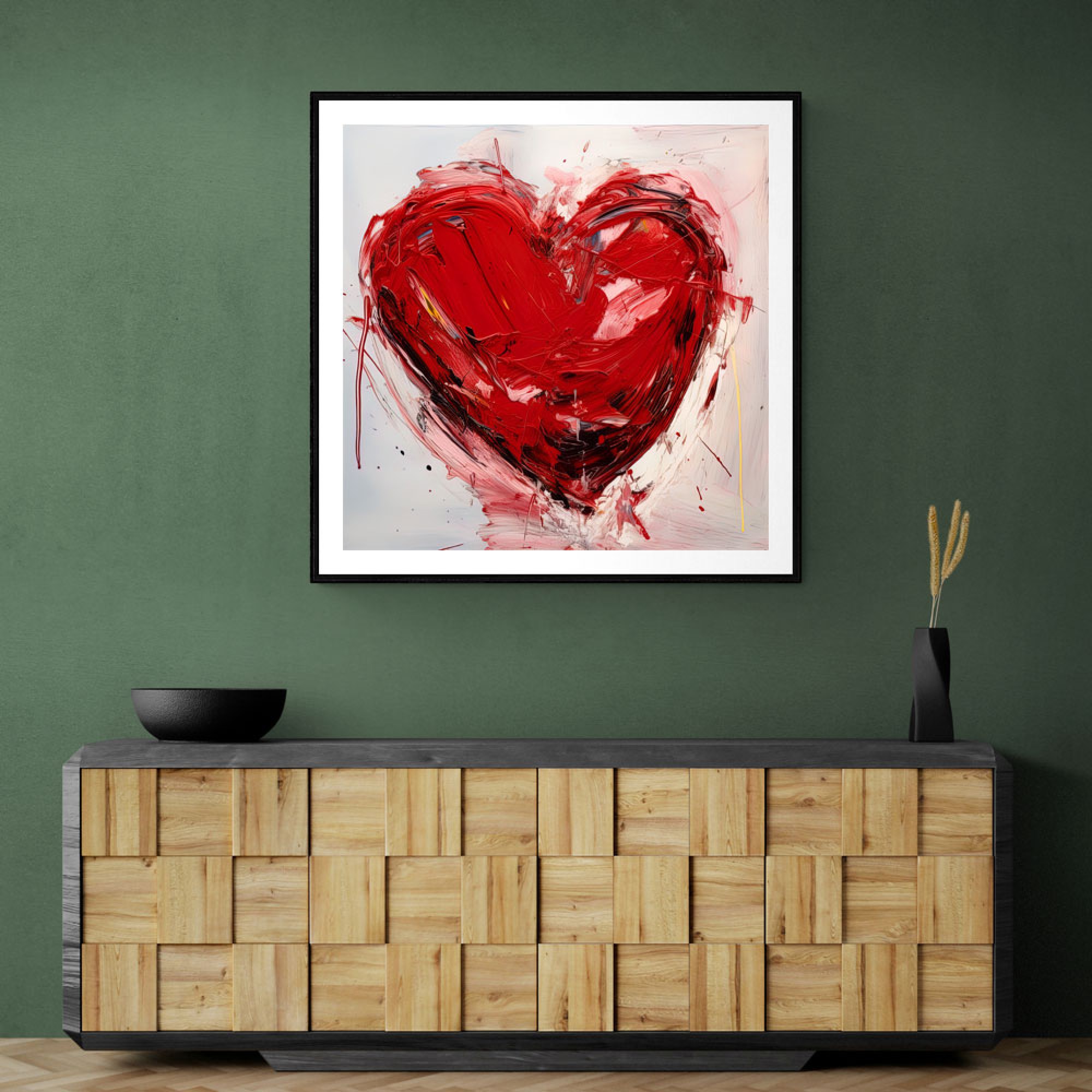 Red Love Wall Art