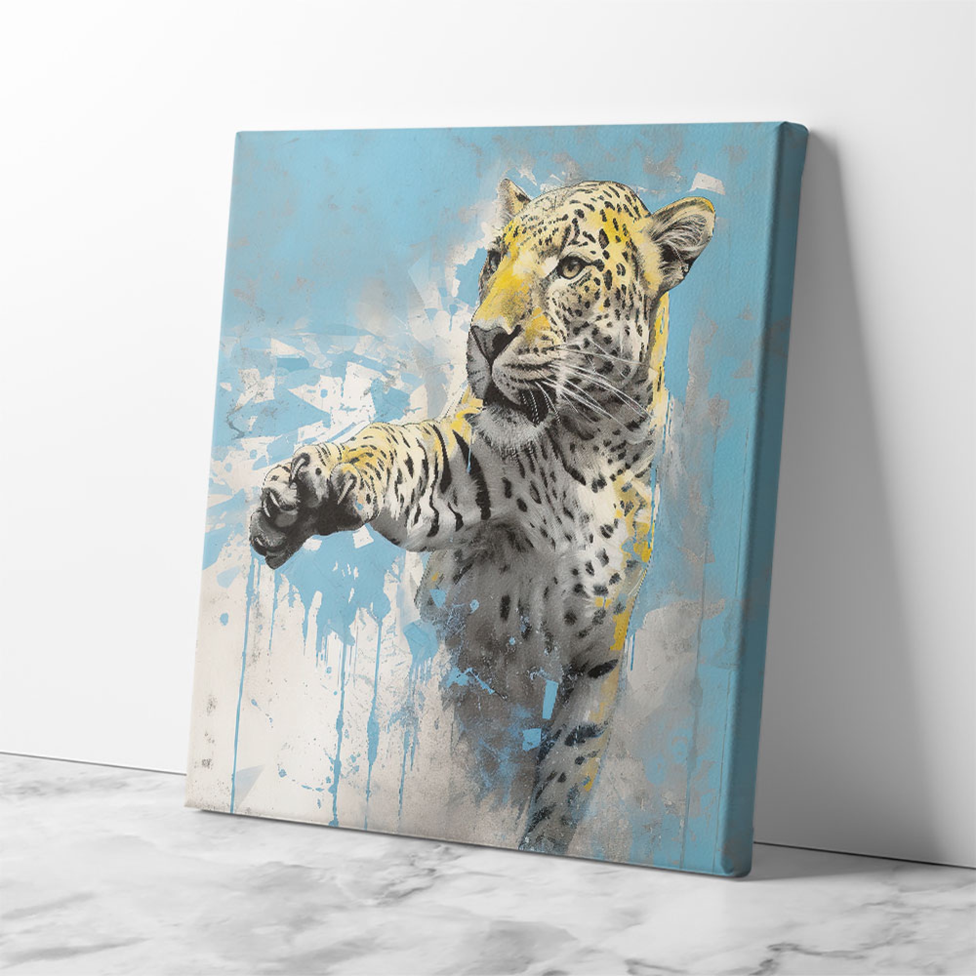 Leopard Mural 2 Street Art