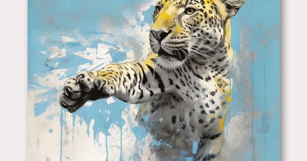 Leopard Mural 2 Street Art