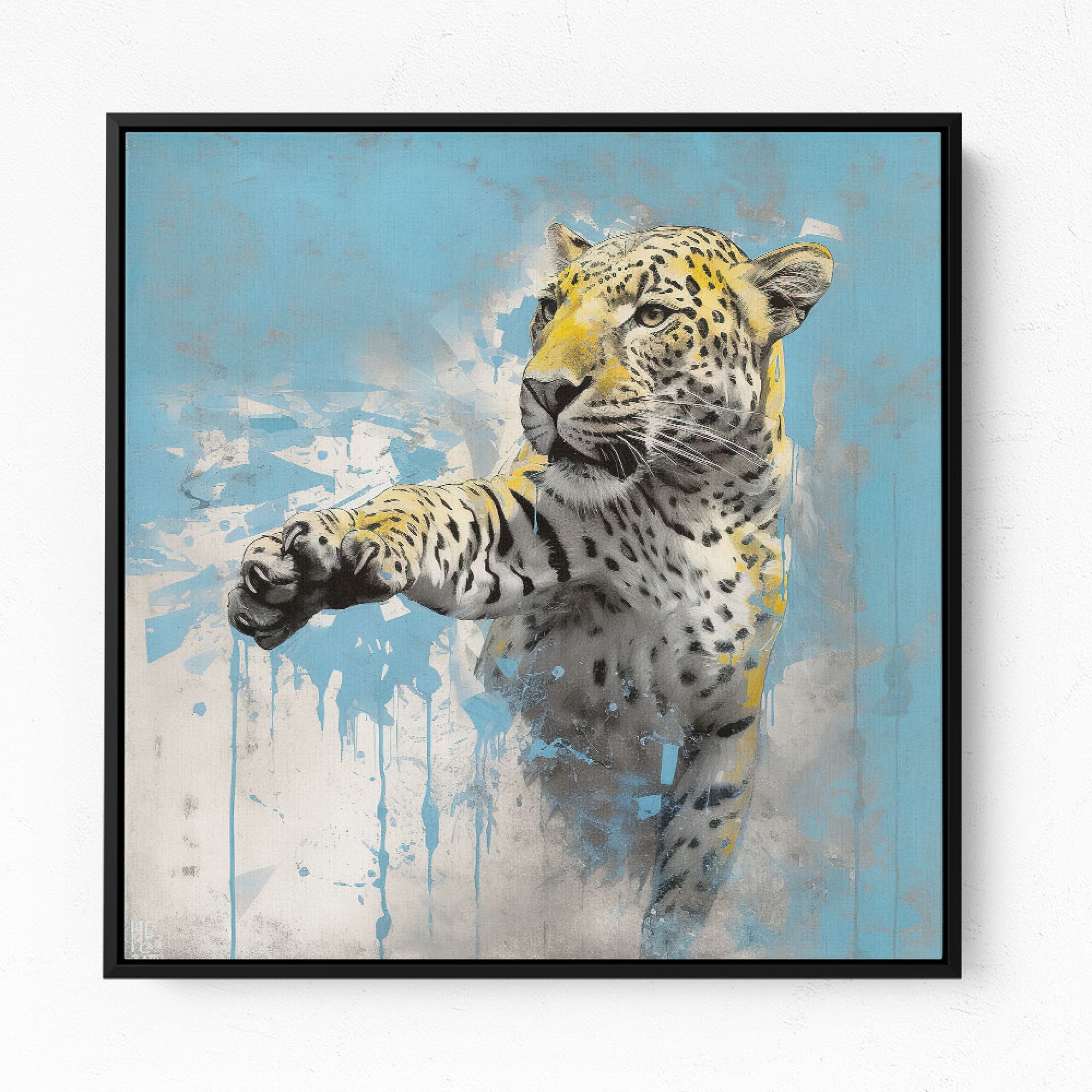 Leopard Mural 2 Street Art