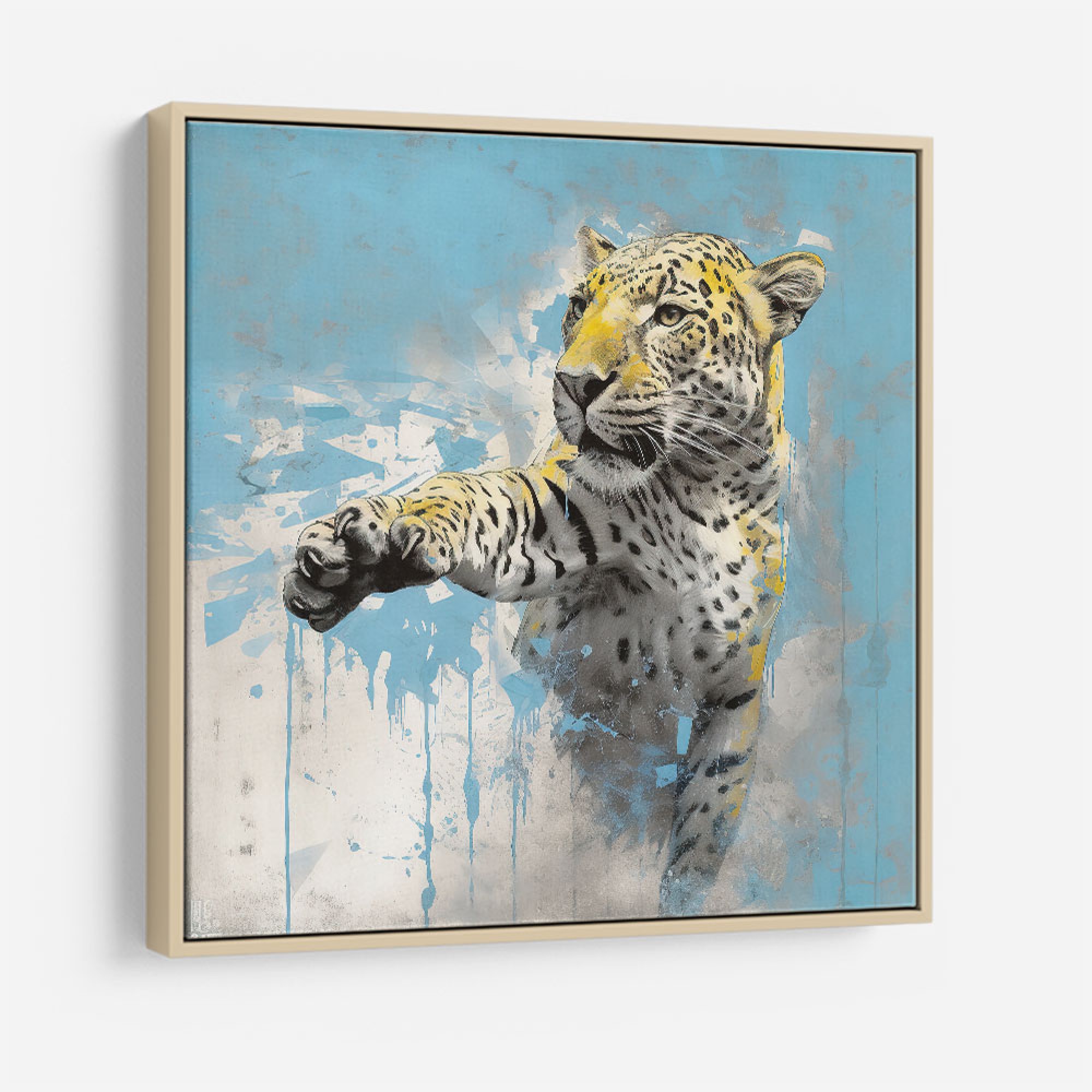 Leopard Mural 2 Street Art