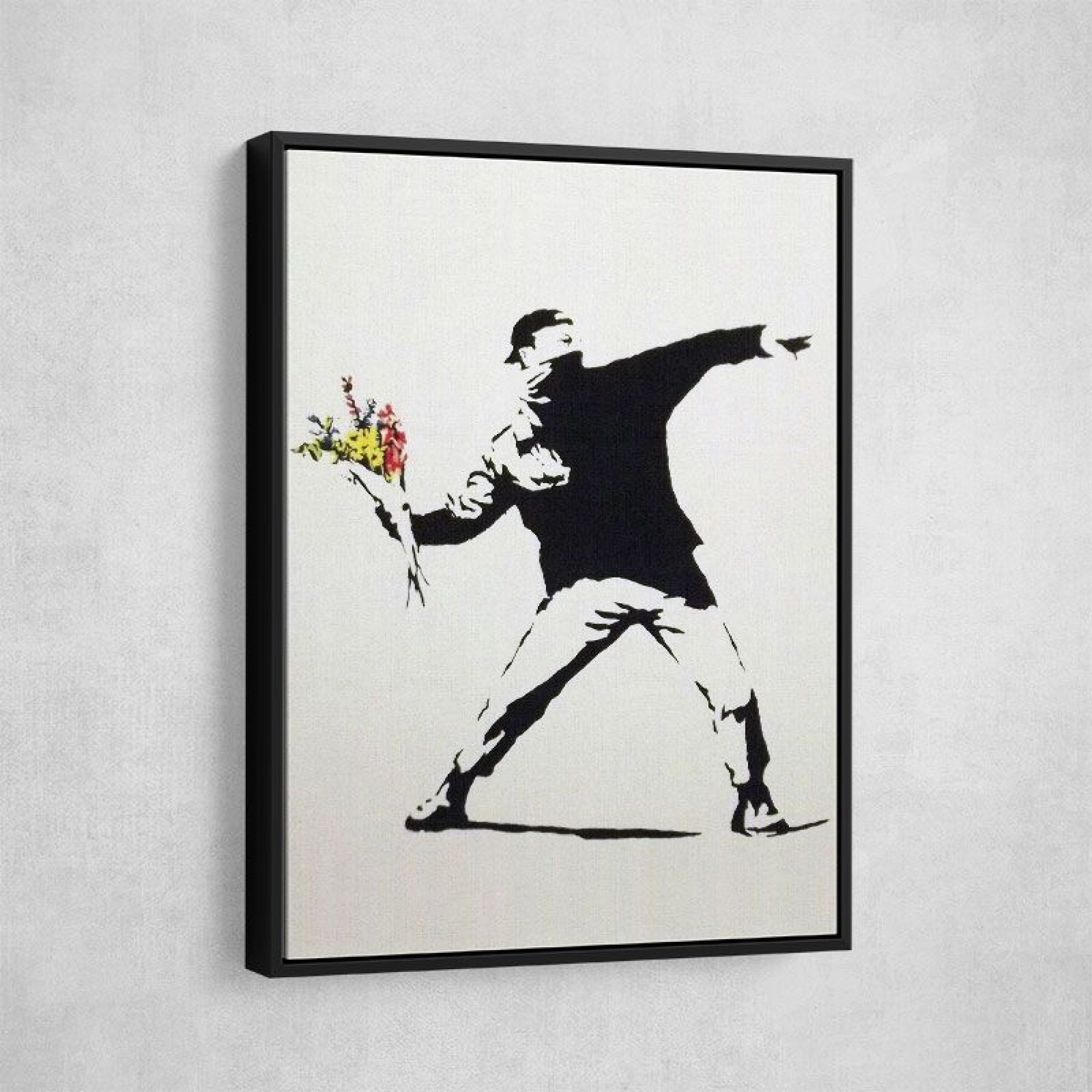 Banksy Flower Thrower