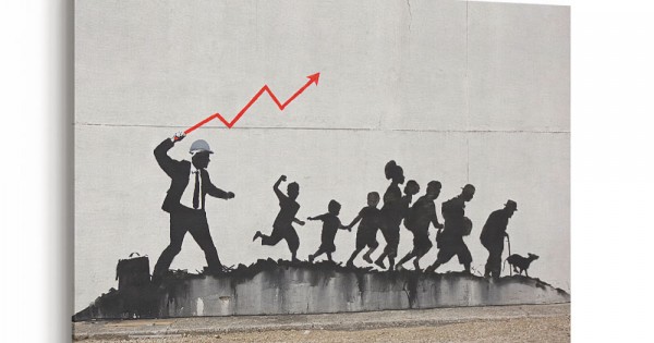 Capitalism Banksy Wall Art