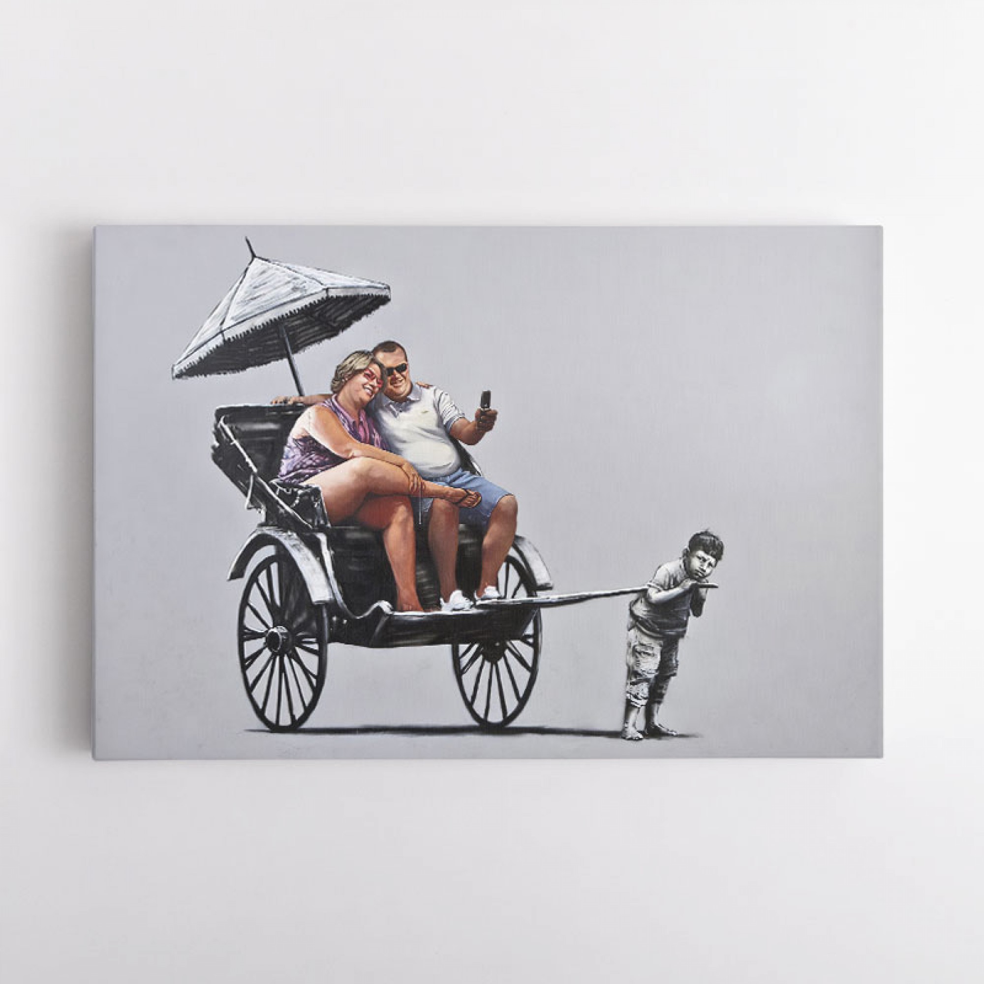 Rickshaw Banksy Wall Art