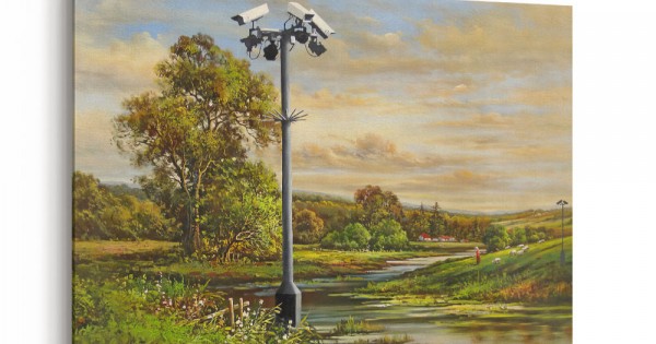 CCTV Banksy Wall Art
