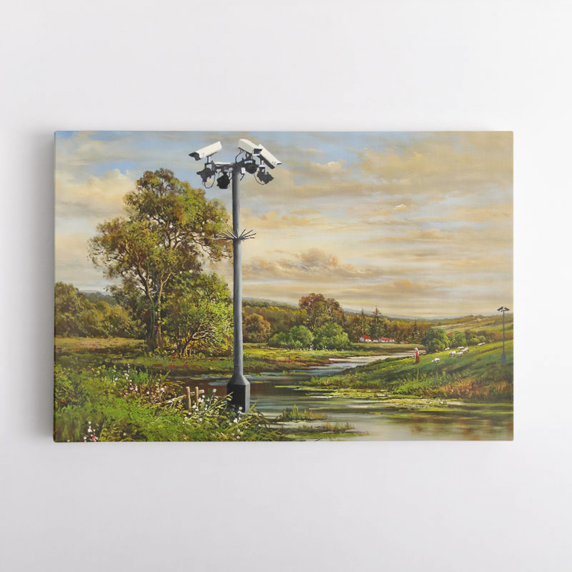 CCTV Banksy Wall Art