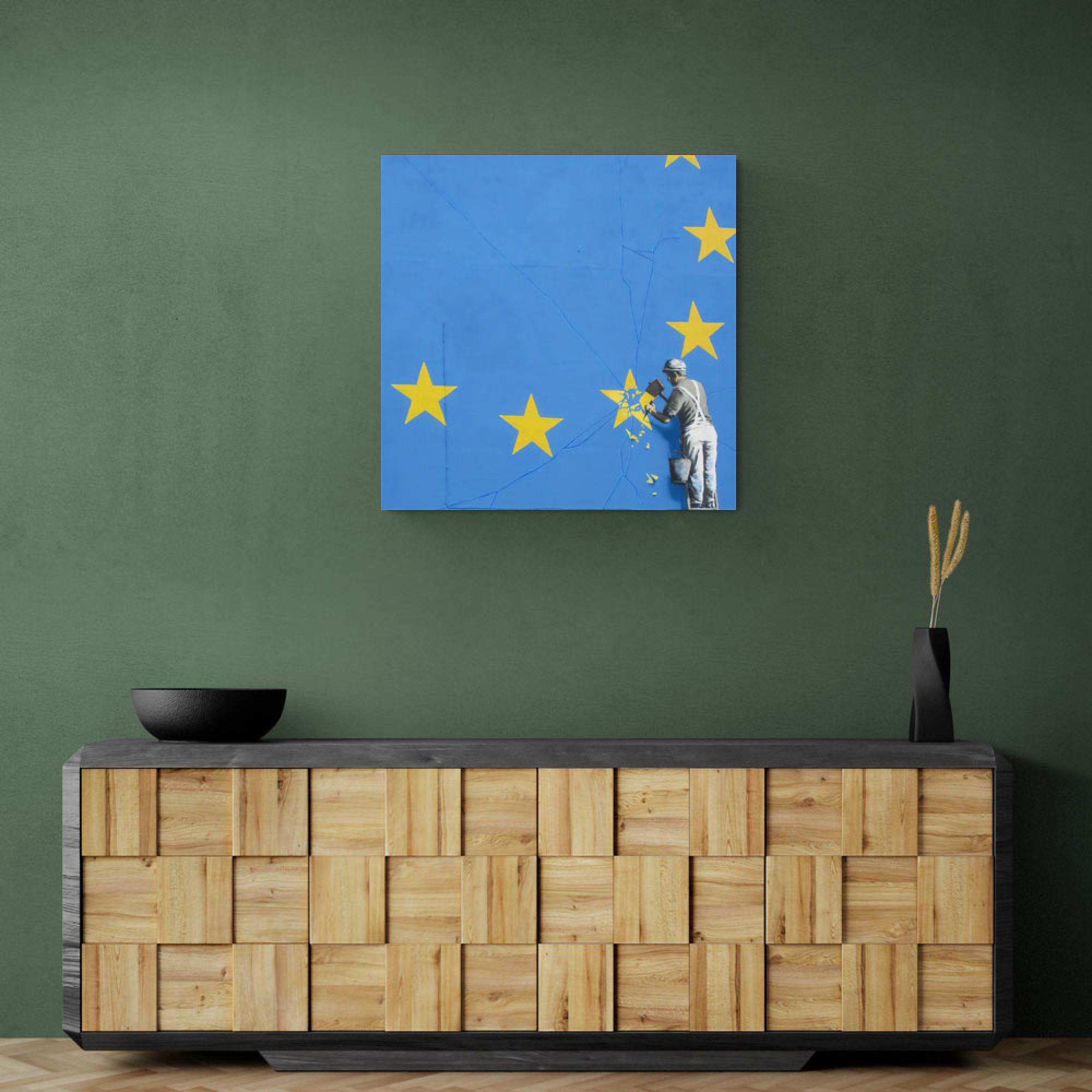 Brexit Banksy Wall Art