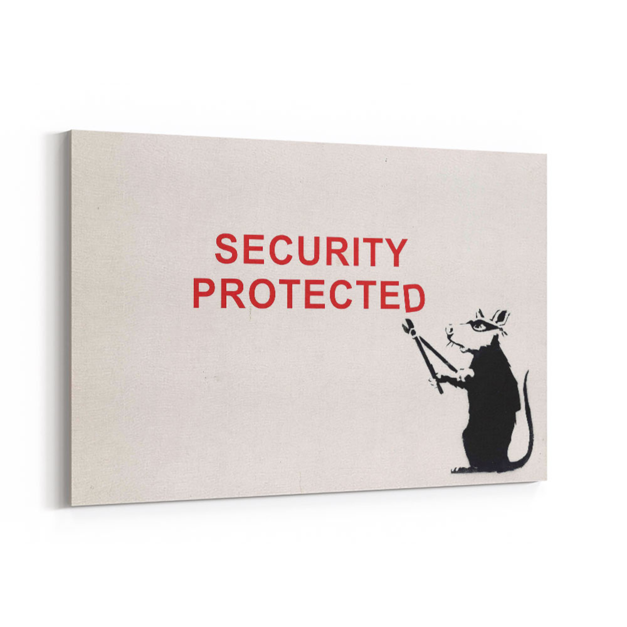 Security Protected Banksy Wall Art