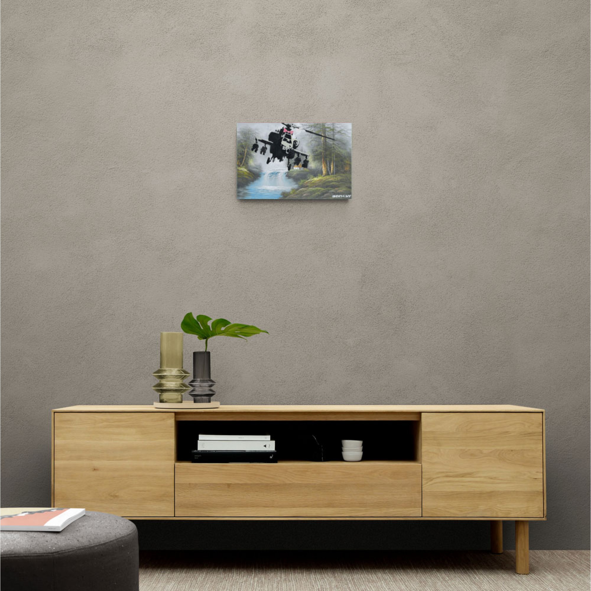 Corrupted Oil Banksy Wall Art
