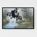 Corrupted Oil Banksy Wall Art
