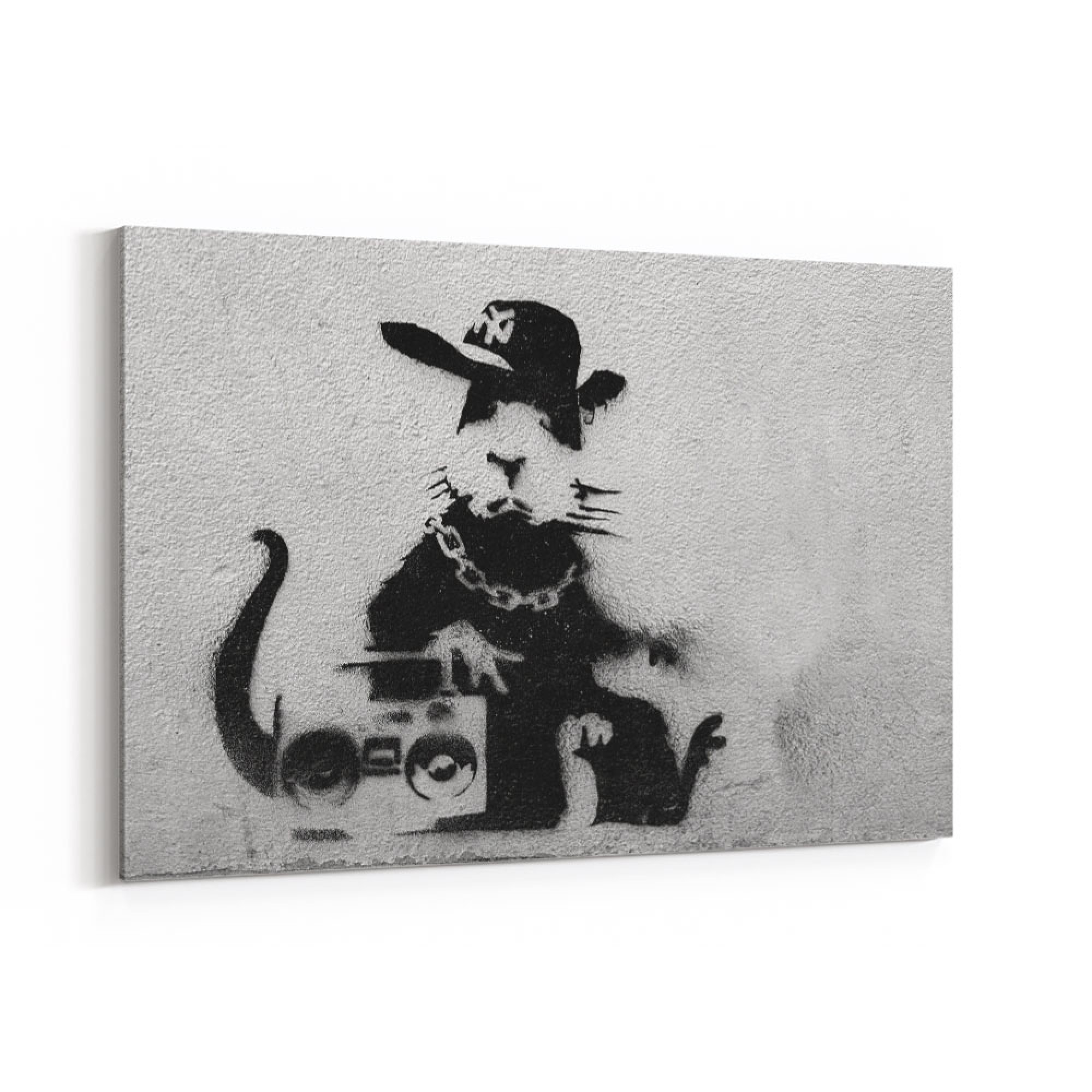 Rapper Rat Banksy Wall Art