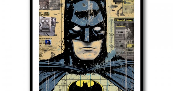 Batman Grunge Pop 2 Wall Art