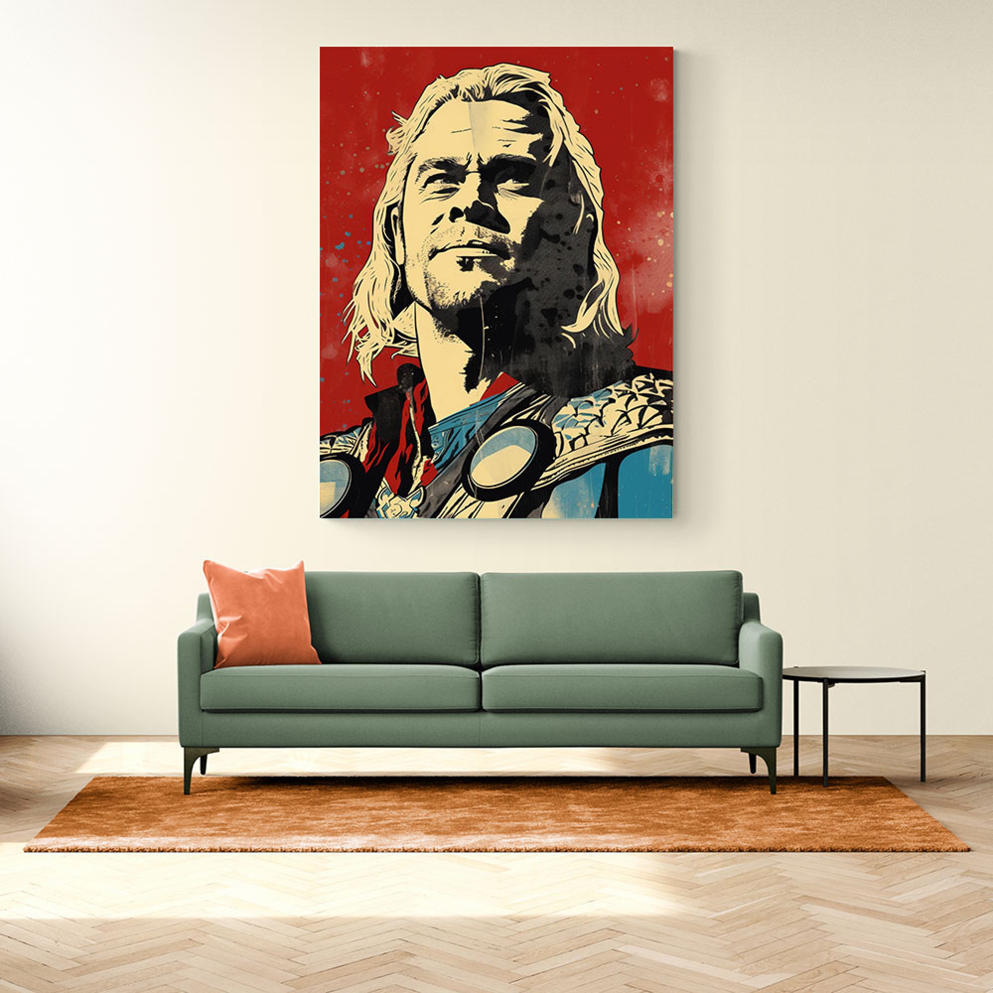 Thor Grunge Pop Wall Art
