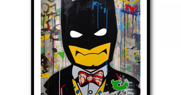 Batman Graffiti 3 Wall Art
