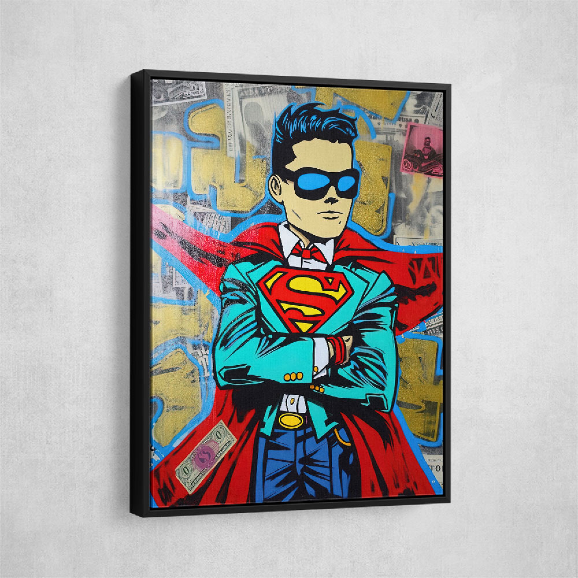 Superman Graffiti Style 2 Wall Art